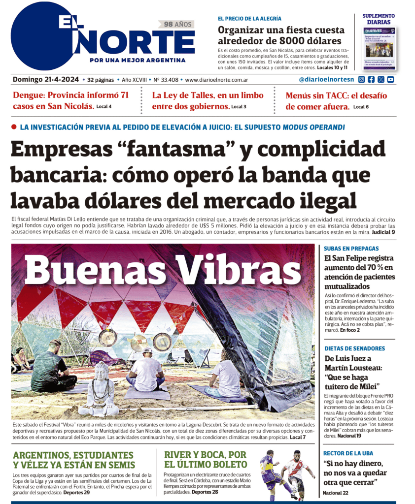 Diario EL NORTE -edición digital- domingo 21 de abril 2024 | Diario El ...