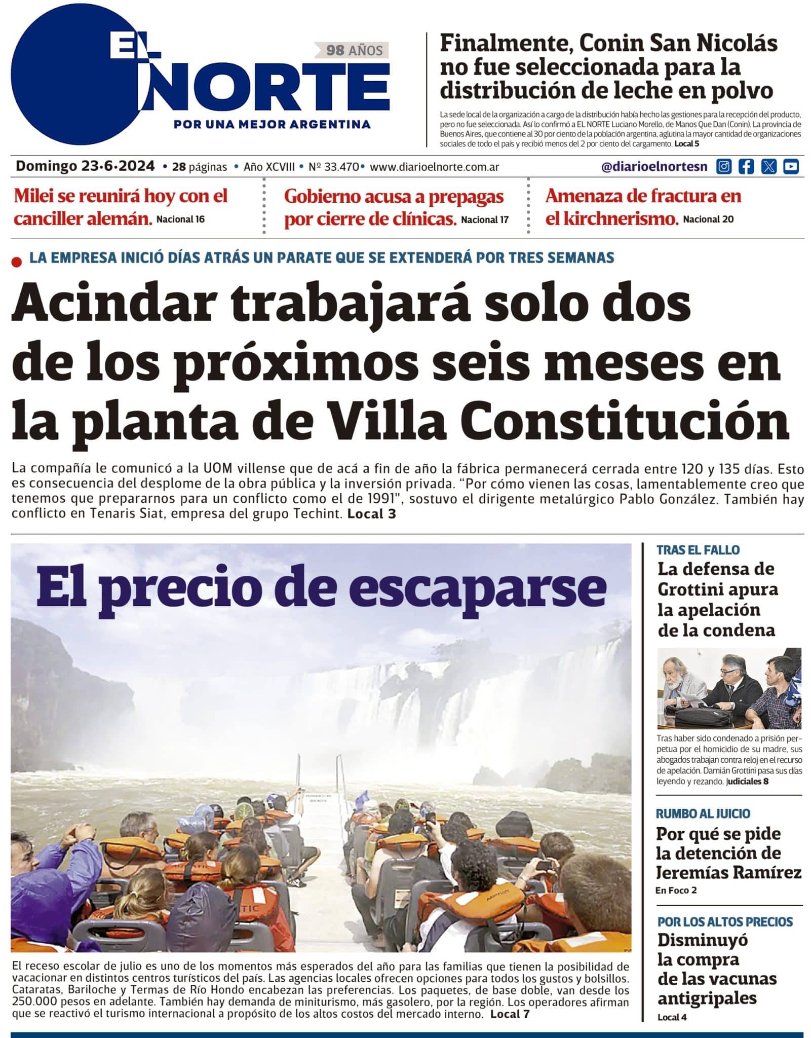 Diario EL NORTE - edición digital domingo 23 de junio 2024 | Diario El ...