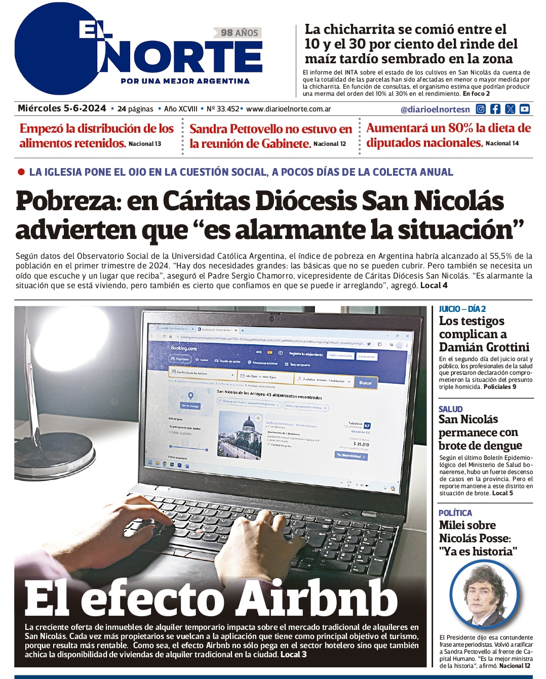 Diario EL NORTE - edición digital – miércoles 5 de junio 2024 | Diario ...
