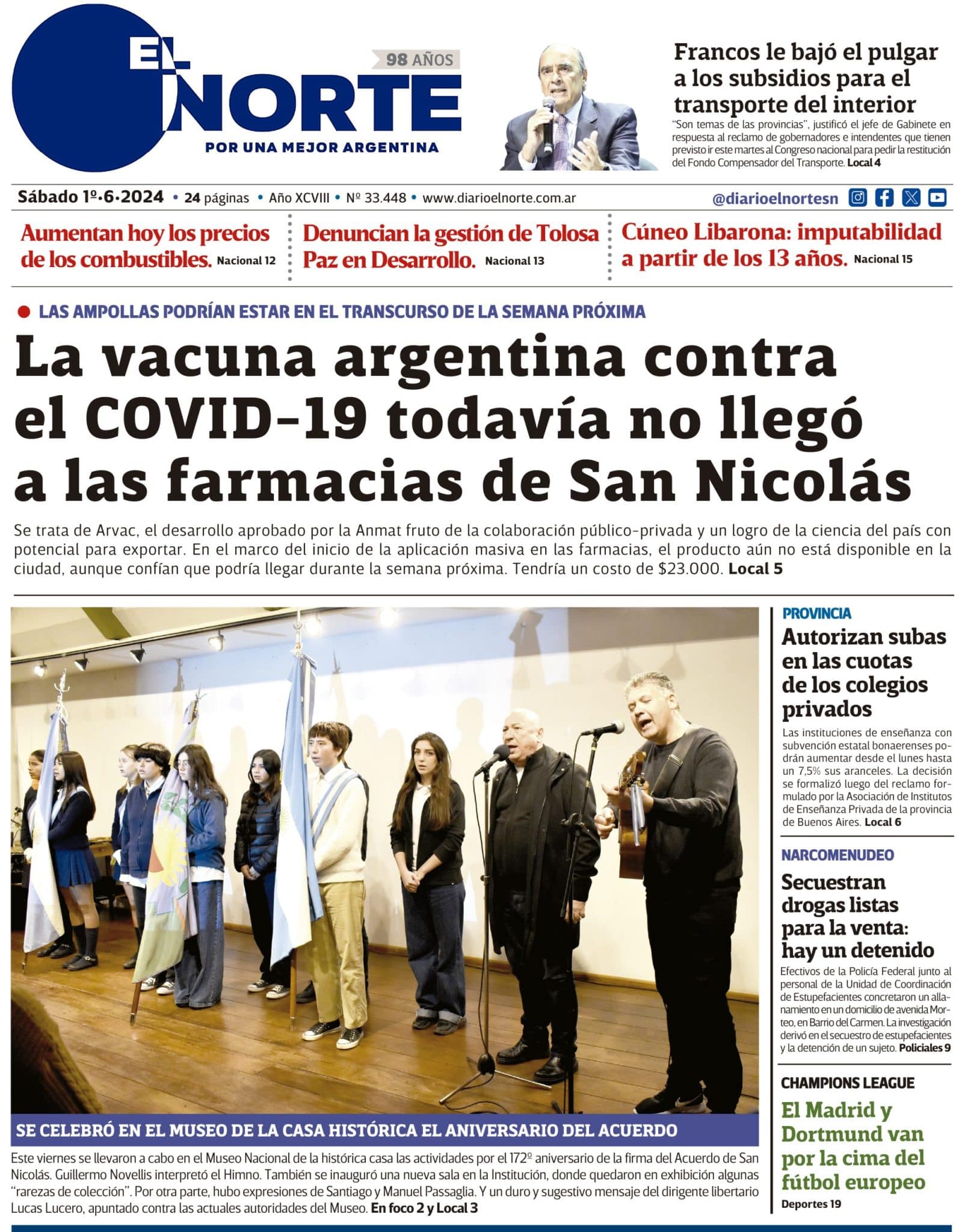 Diario EL NORTE - edición digital – sábado 1º de junio 2024 | Diario El ...