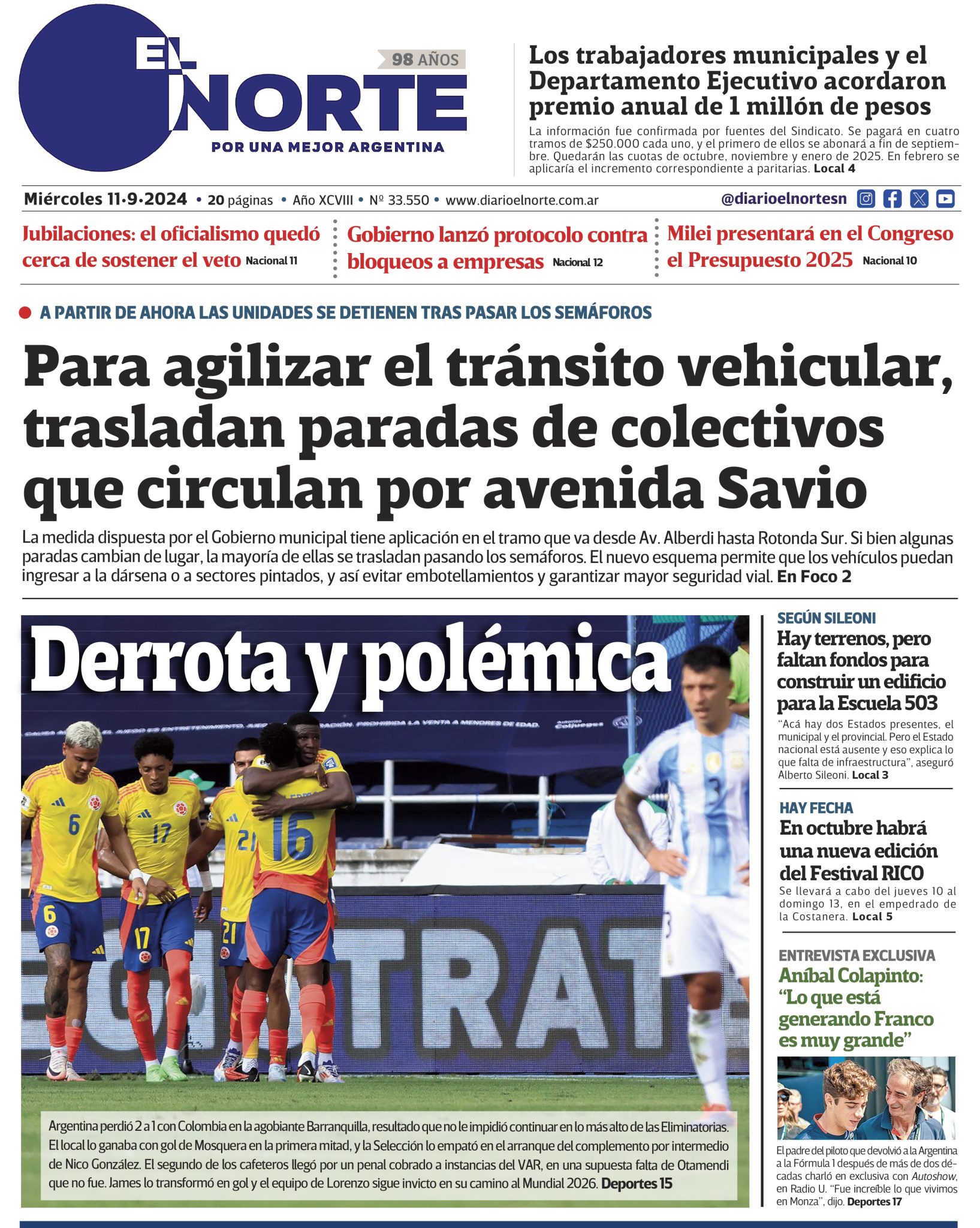 Diario EL NORTE –edición digital- miércoles 11 de septiembre 2024 ...