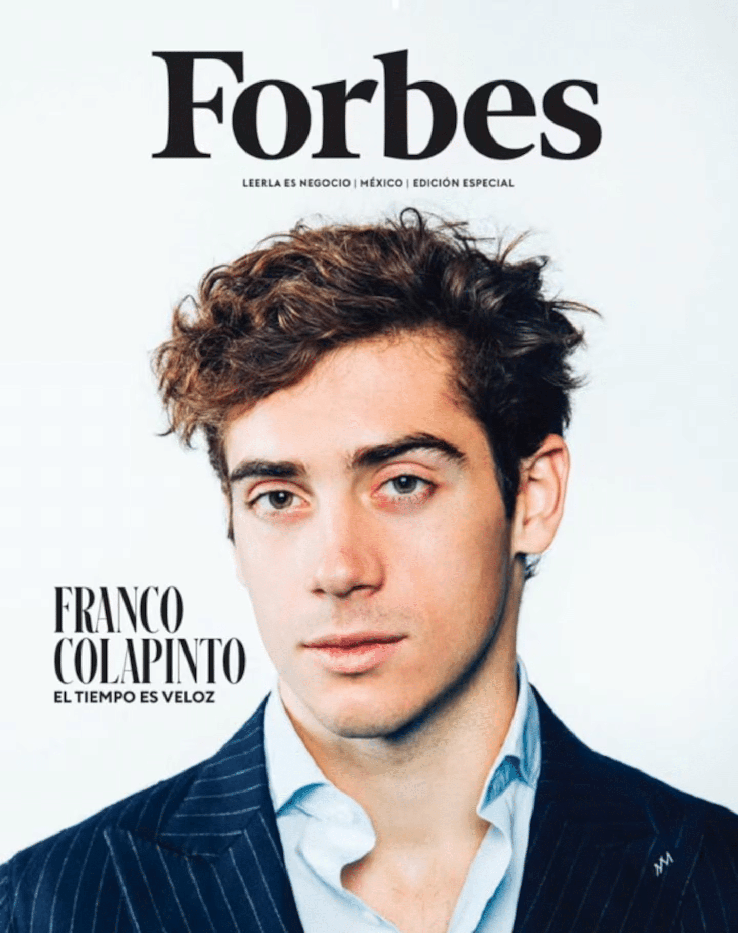 Franco Colapinto es la portada de la revista Forbes México: el piloto ...