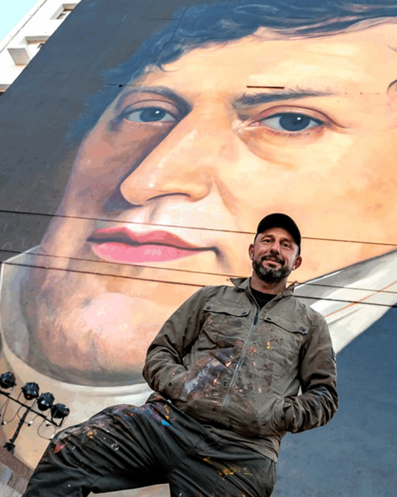 Belgrano humano y contemporáneo: el nuevo mural de Martín Ron detrás ...