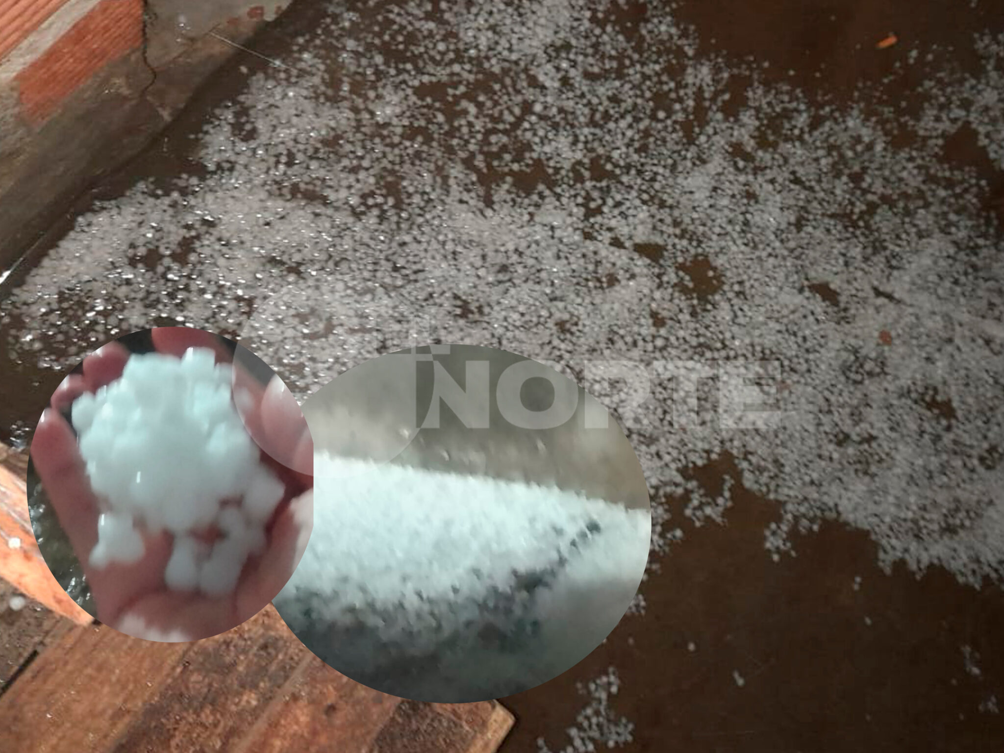 Granizó en algunos barrios de la zona sur y oeste de San Nicolás ...